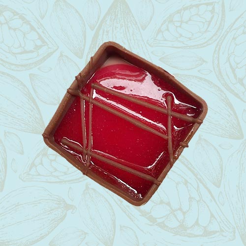 Milk Chocolate Raspberry Ganache | Danieli Chocolates