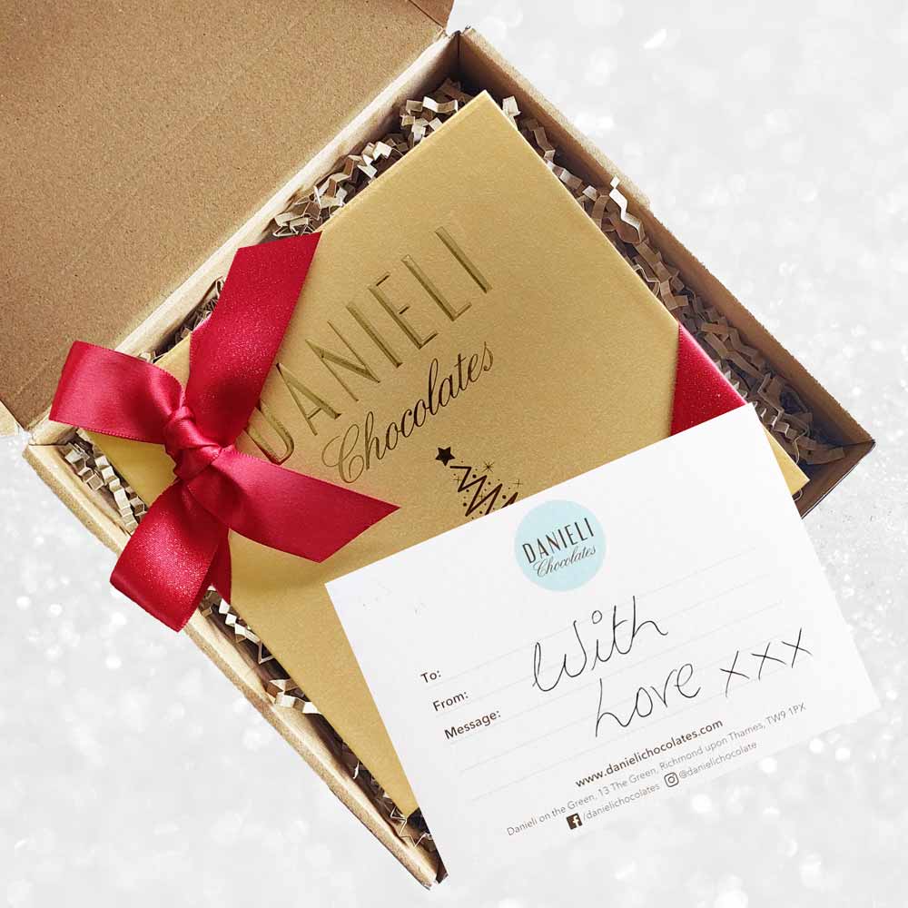 Chocolates for Christmas Luxury Gold Box | Danieli Chocolates